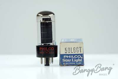 Vintage Philco 50L6GT/50L6/CV571 Octal Audio Output Beam Tetrode Audio ...