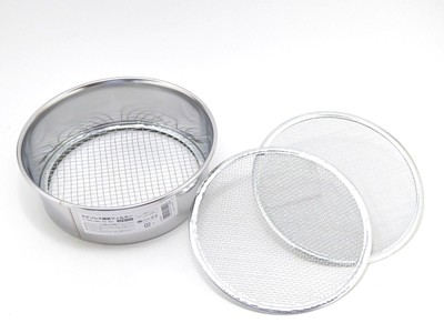 Soil Sieve Filter Mesh Coarse Medium Fine set 210 mm Stainless ...