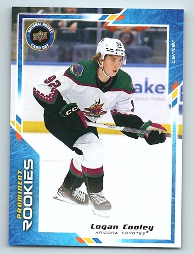 2024 UD NHCD-3 LOGAN COOLEY National Hockey Card Day Prominent Rookies ...
