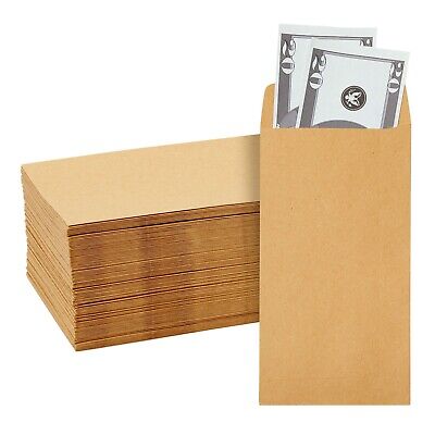 100-Pack #7 Money Envelopes for Banks, Cash, Coins, and Budgeting, 3.5 ...