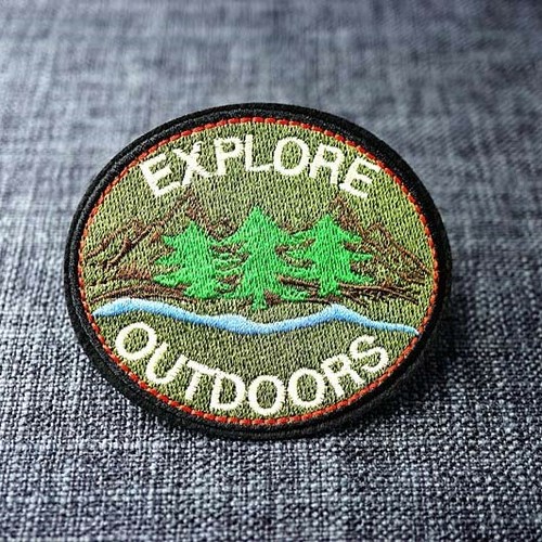 Explore Outdoors Camping Nature Travel Hiking Embroidered Patch - Iron ...