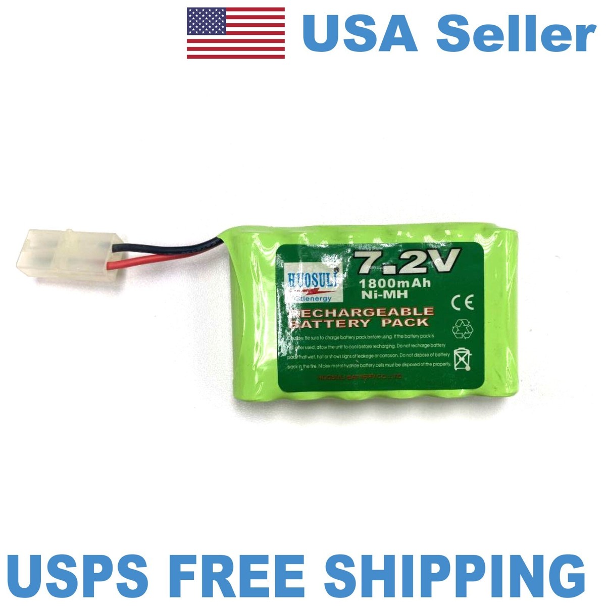 Shipping Nimh Rechargeable Battery Pack 7.2v 5000mah NiMH Rechargeable