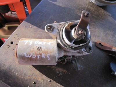 73 DART MOPAR A BODY VARIABLE 3 SPEED WINDSHIELD WIPER MOTOR OEM WORKS ...