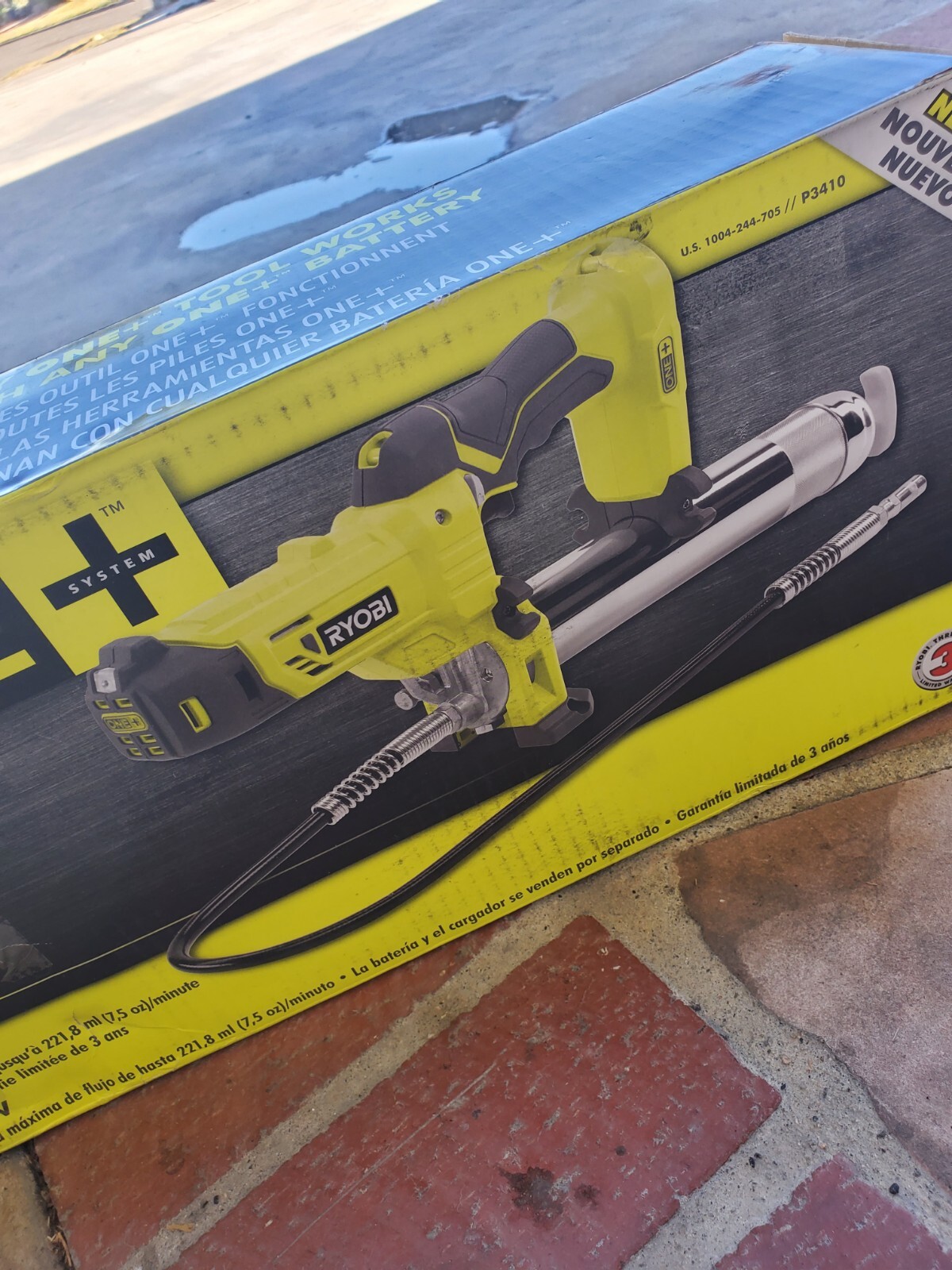 RYOBI P3410 ONE 18 Volt Grease Gun for sale online | eBay