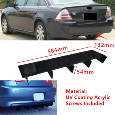 23x5" Fit For Ford Taurus 2008-2009 Rear Bumper Lower Diffuser Fin ...