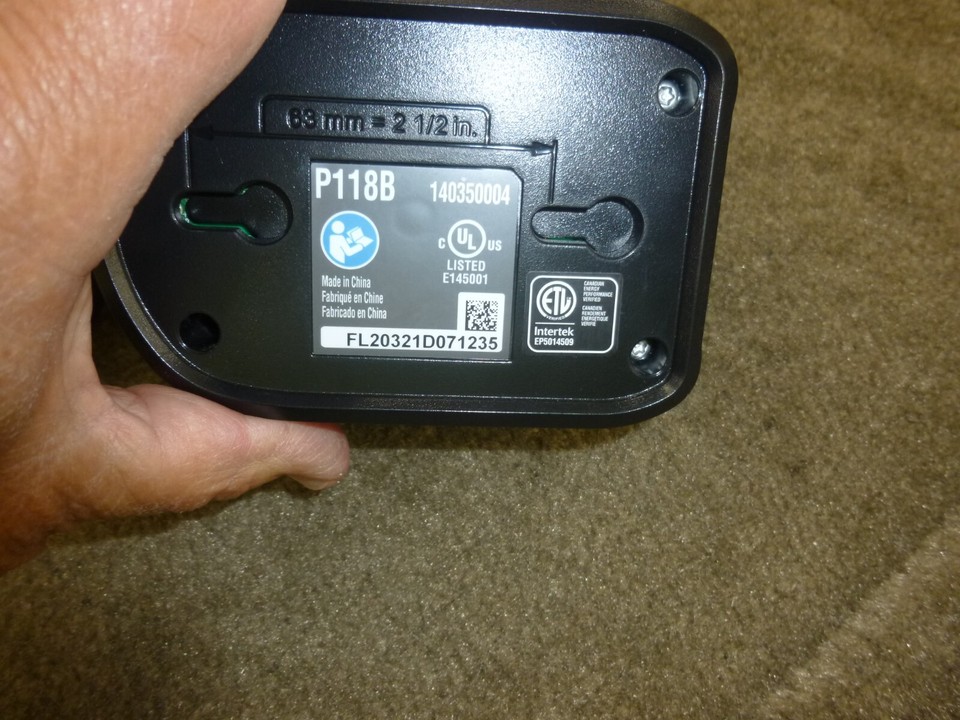 Ryobi One+ 18V Battery Charger Genuine OEM Model P118B ONE CHARGER AT ...