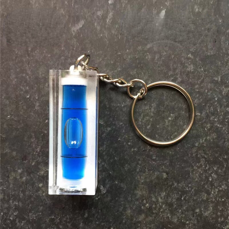 Mini Spirit Level Keyring Keychain Tool Gadget Novelty Gift Stocking ...