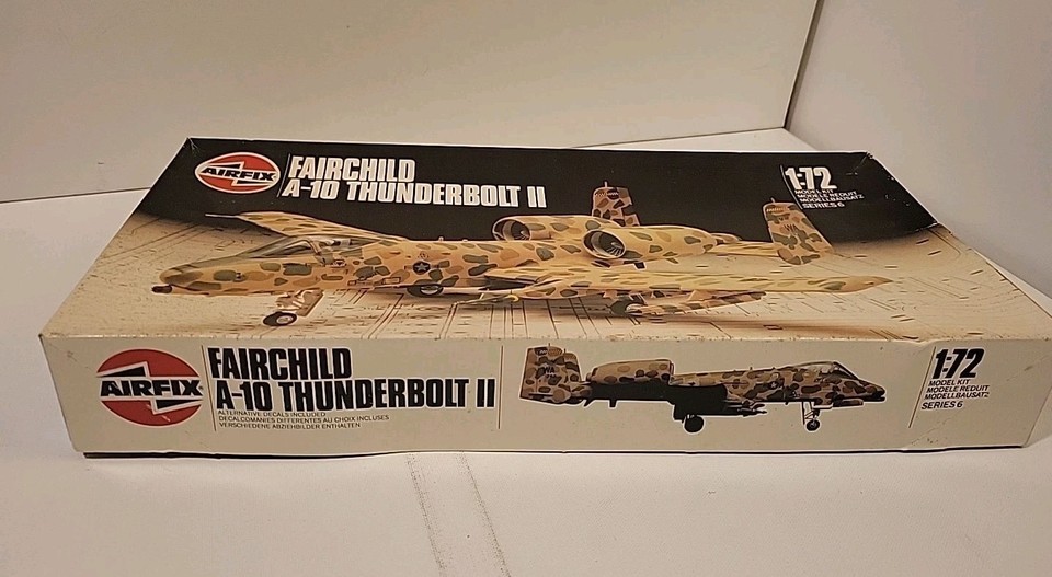 Airfix Fairchild A-10 Thunderbolt II 1/72 Scale Model Kit No. 06005 ...