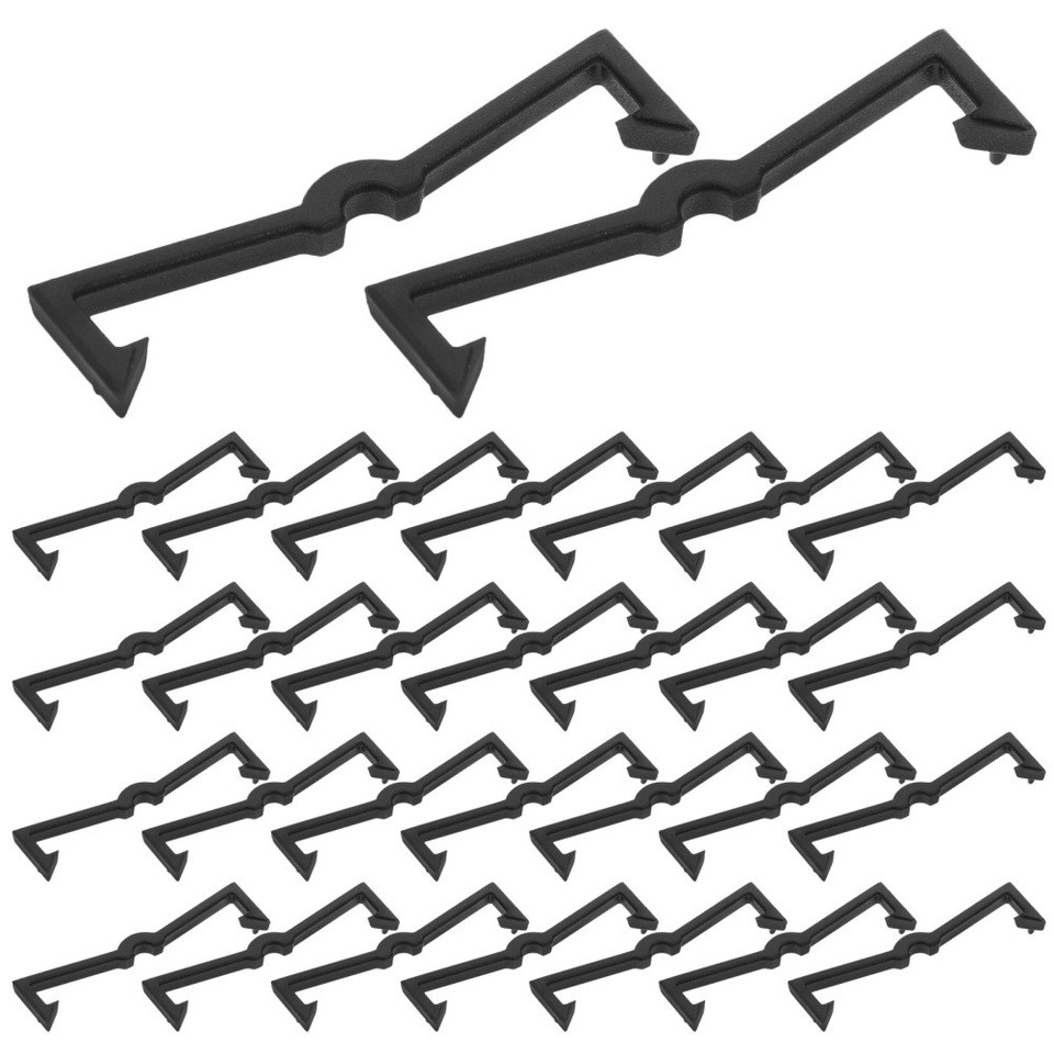 120pcs Black Peg Locks - Plastic Pegboard Hook Locks - Pegboard Display ...
