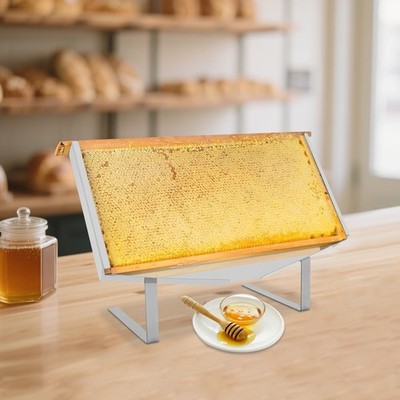 Honeycomb Frame Display Stand Beekeeping Showing Rack Honey Uncapping ...