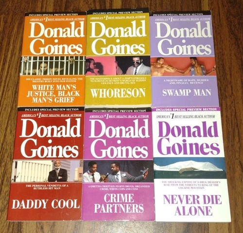 Donald Goines Holloway House Publishing Daddy Cool Whoreson SwampMan ...
