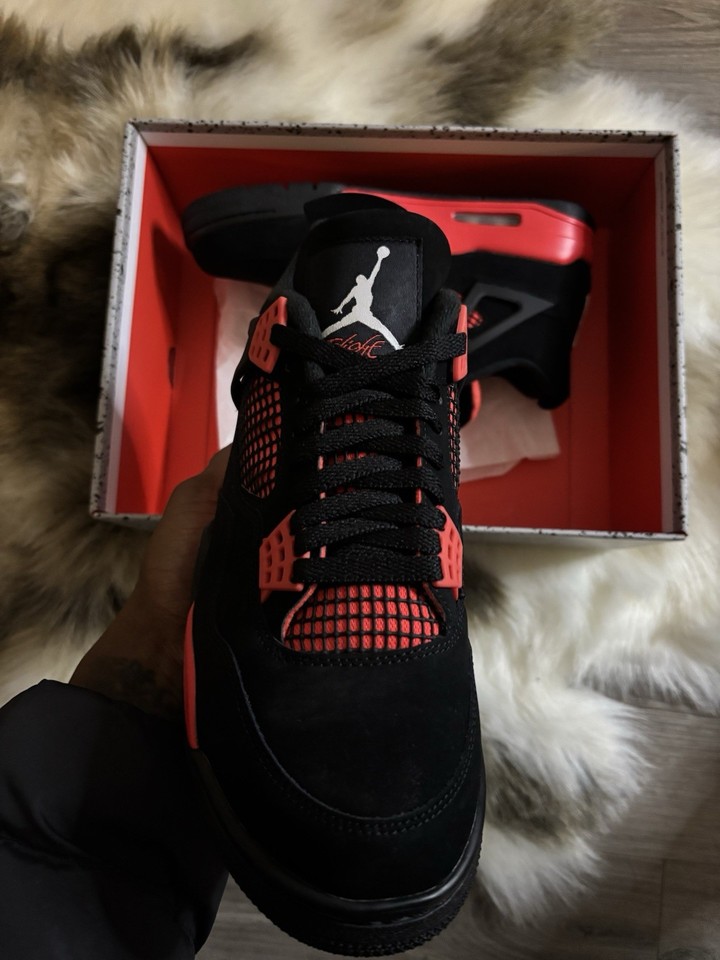 Jordan 4 Red Thunder | eBay UK