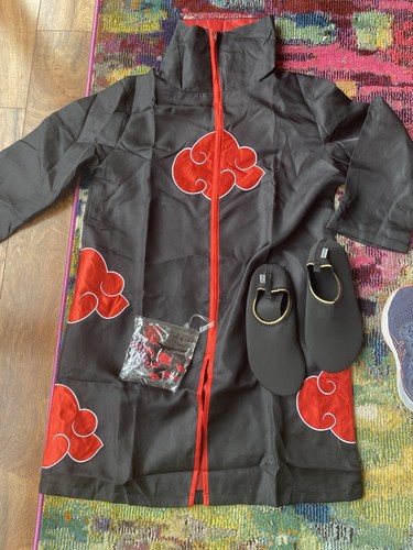 Naruto Shippuden Akatsuki Robe Adult S Costume Cosplay Brand New | eBay
