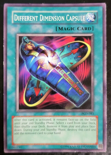 Yu-Gi-Oh - Trading Card - Spell Card - Different Dimension Capsule ...