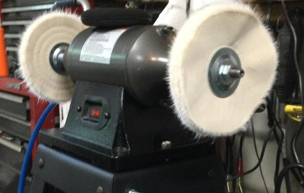 6" Buffer Bench Top Machine Polisher Tool for Metal Plastic Polishing ...