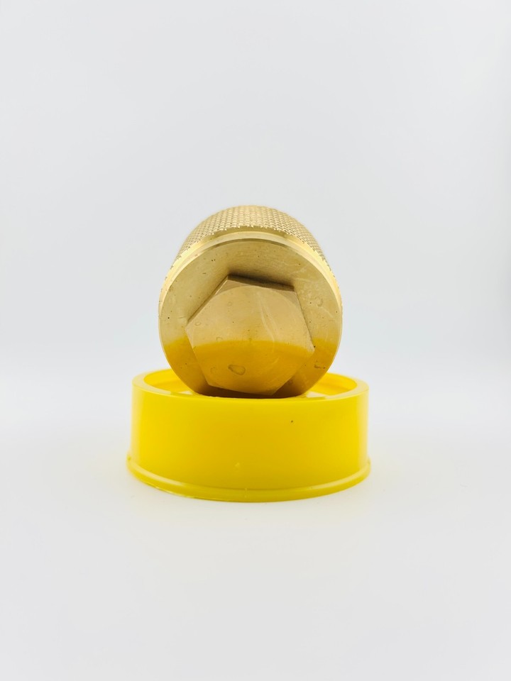 Grill Tank Valve Brass Cap Acme Thread OPD Propane Leak Free Gas Dust ...