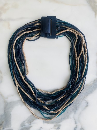 Collier multi perles GERDA LYNGGAARD Monies Vintage - Design Scandinave ...