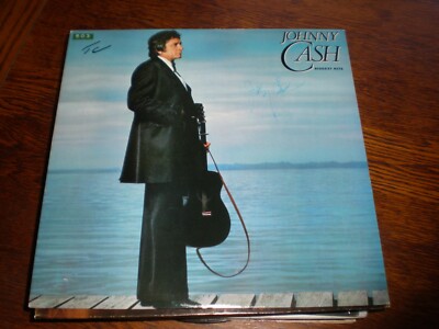 Johnny Cash LP Biggest Hits AUTOGRAPHED | eBay
