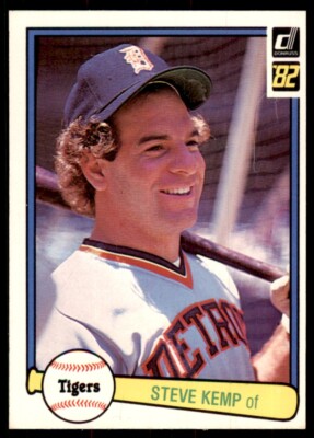 1982 Donruss Baseball Card Steve Kemp Detroit Tigers #594 | eBay
