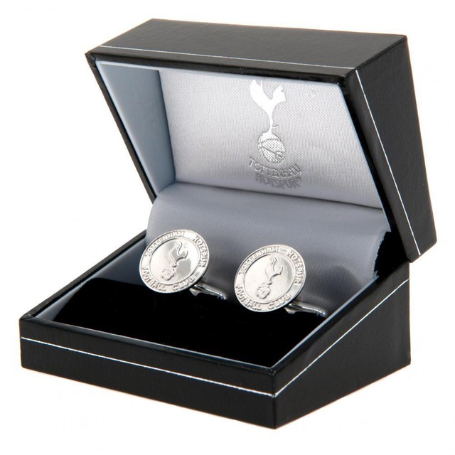 Tottenham Hotspur Football Club Crest Sterling Silver Cufflinks With UK ...