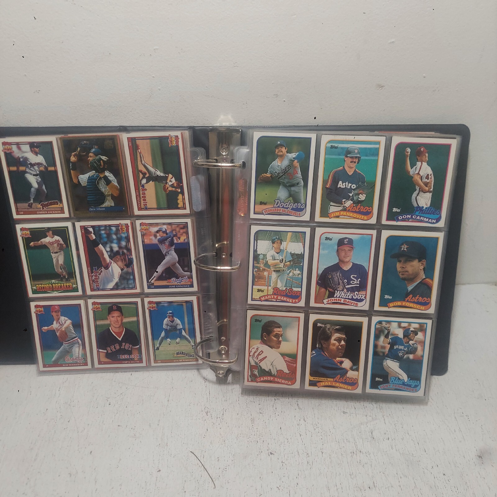 Lot Of +500 Baseball Cards Random Topps Original W Ultra Pro Collectors ...