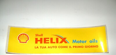 Sticker From Collection Shell Helix Motor Oils | eBay