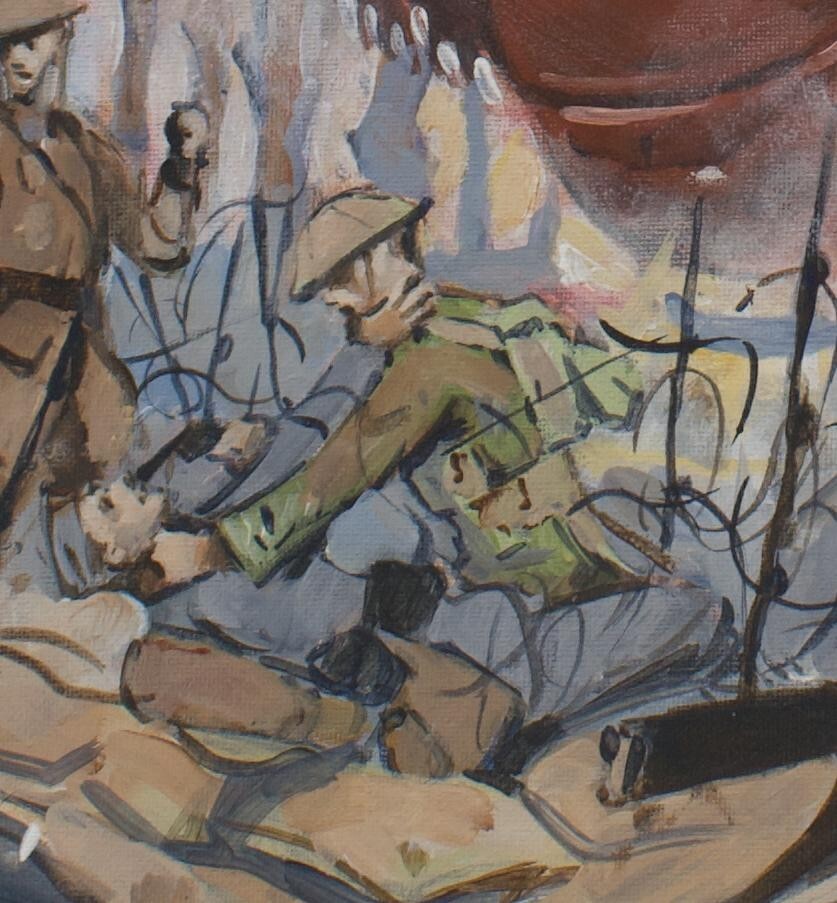 38th Welsh Division at Mametz Wood the Somme 1916 unique original ...