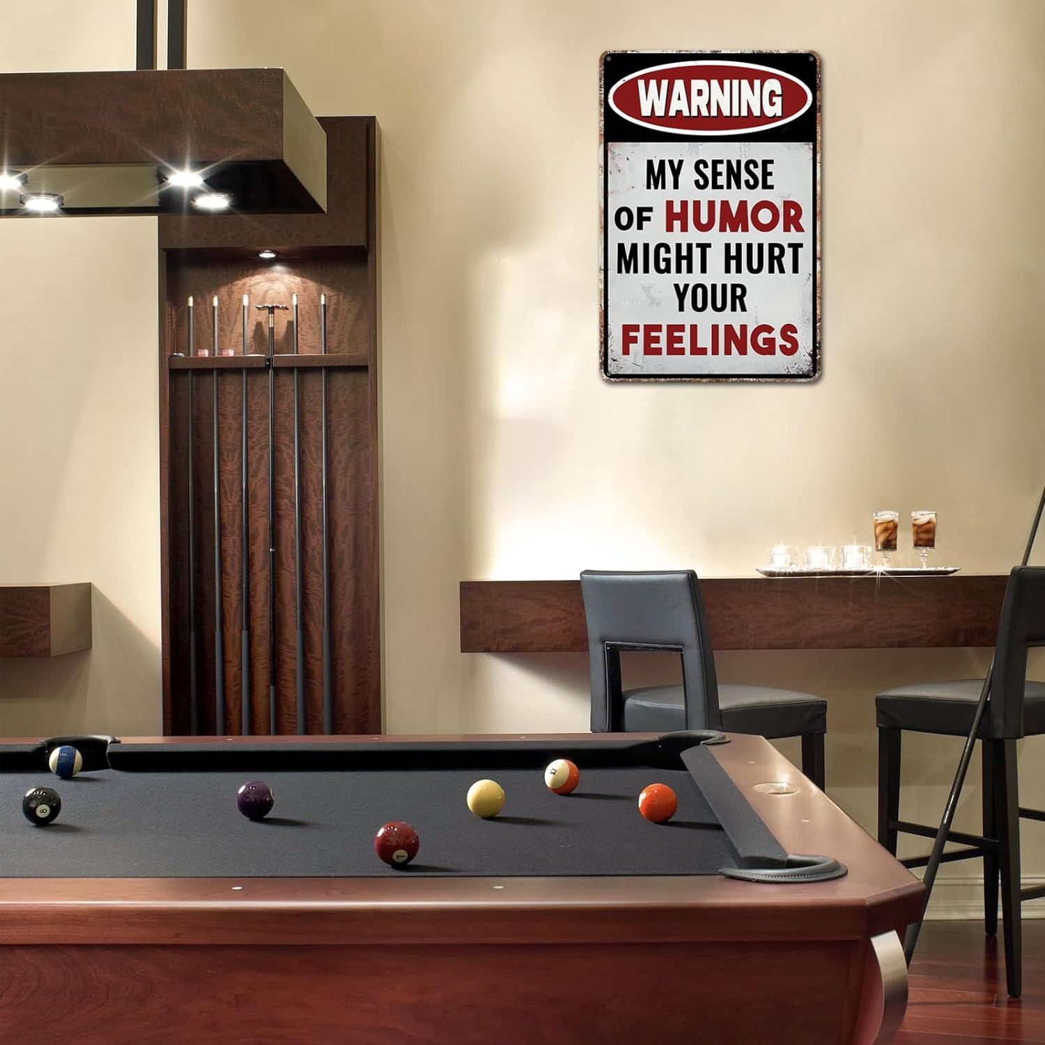 Funny Bar Sign Man Cave Vintage Metal Street Sign for Garage Home Bar ...