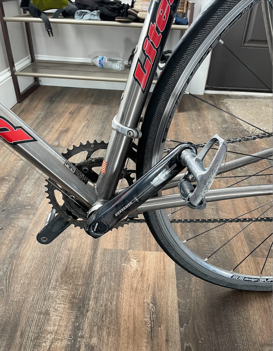 Litespeed Tuscany Road Bike Ultralight Titanium, DuraAce Deraileur Low ...