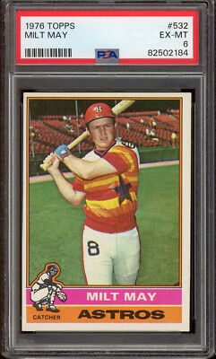 1976 Topps Baseball #532 Milt May PSA 6 | eBay