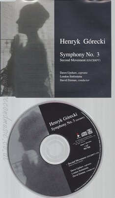CD--HENRYK GORECKI--SYMPHONY NO 3 | eBay