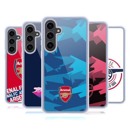 ARSENAL FC CREST AND GUNNERS LOGO GEL CASE COMPATIBLE W/ SAMSUNG PHONES ...