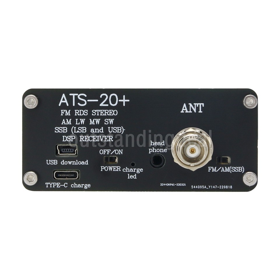 ATS-20+ Plus ATS20 V2 SI4732 Radio Receiver FM AM and SSB With 0.96 ...