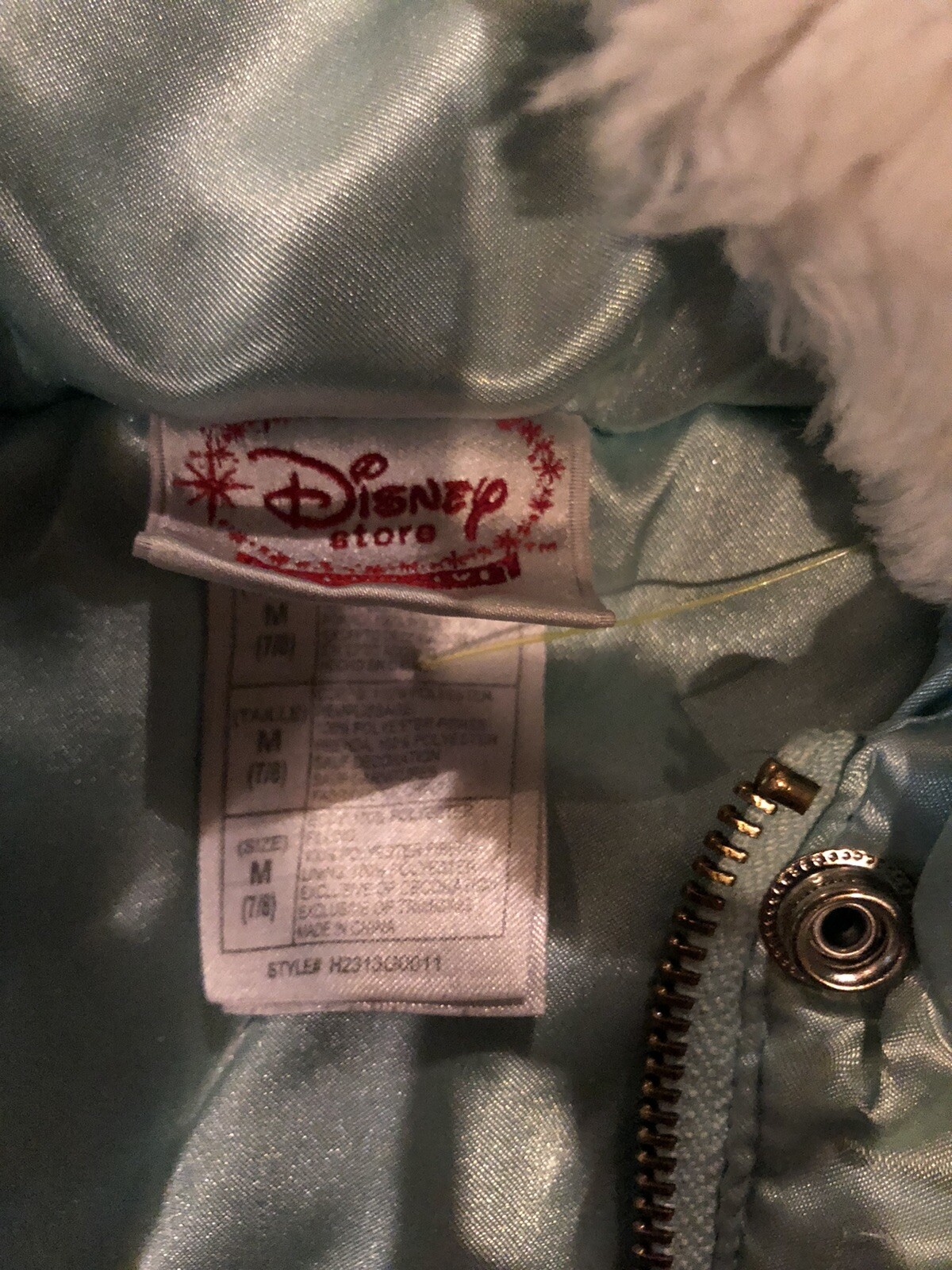 Disney Store Princess The Little Mermaid Ariel Winter Coat Jacket Girl ...