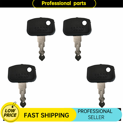 4PCS Ignition Key For Kubota Utility Vehicles RTV400 RTV500 RTV900 ...