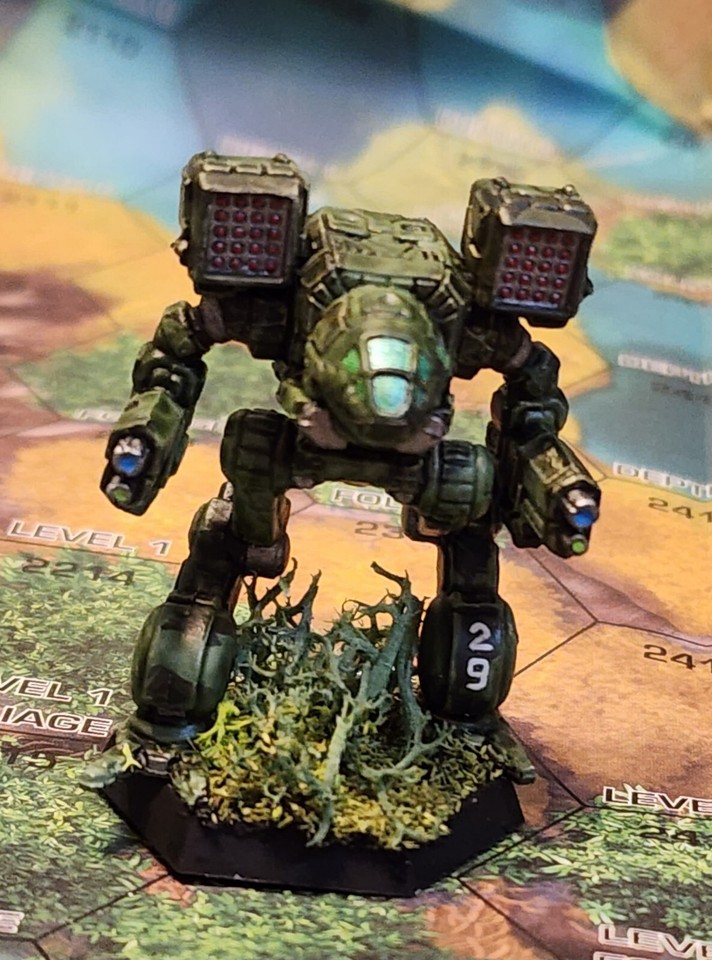 Battletech Pro Painted Aidan Pryde Timberwolf w Cards | eBay