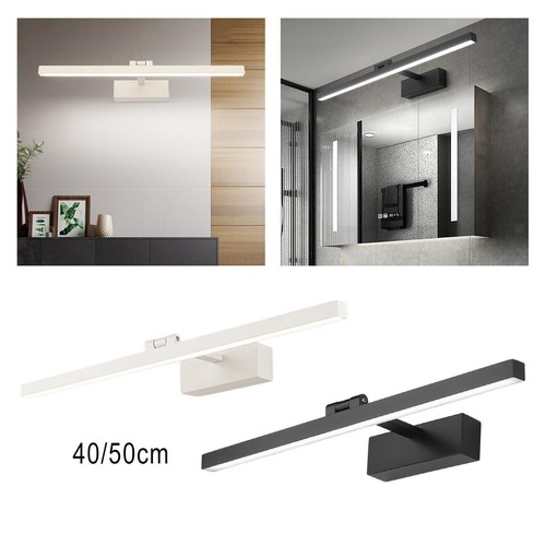Modern LED Mirror Light Wall Sconce Adjustable Angle 9W/12W Bathroom ...