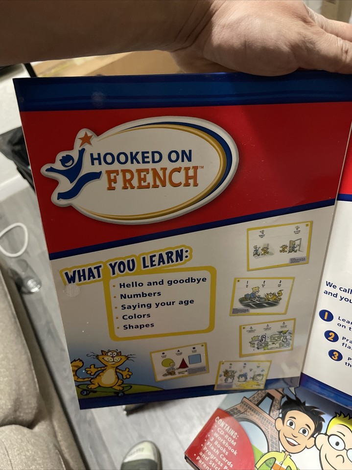 Hooked On Phonics - Hooked on French - Learn Numbers, Colors, Shapes, and More! | eBay