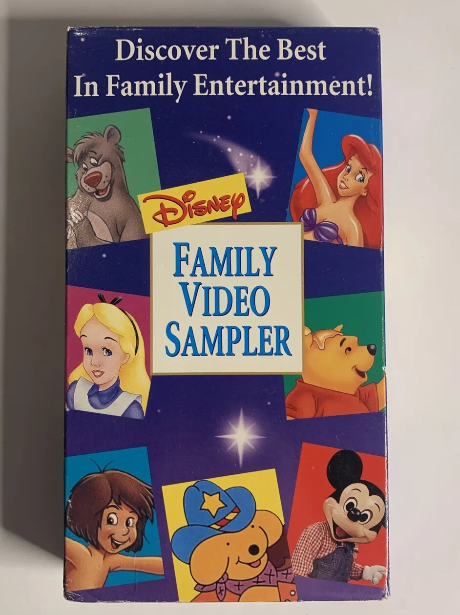 Rare Vintage 1994 Walt Disney Family Video Sampler VHS | eBay