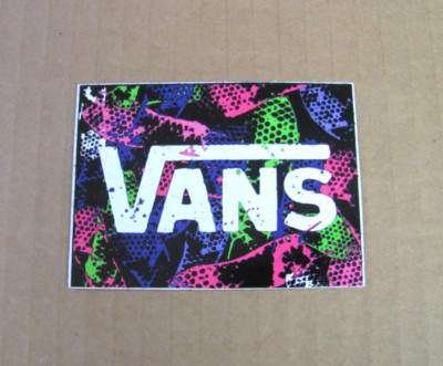 Vintage VANS Sticker Decal New Unused Old Stock Skateboard - 7cm x 9 ...