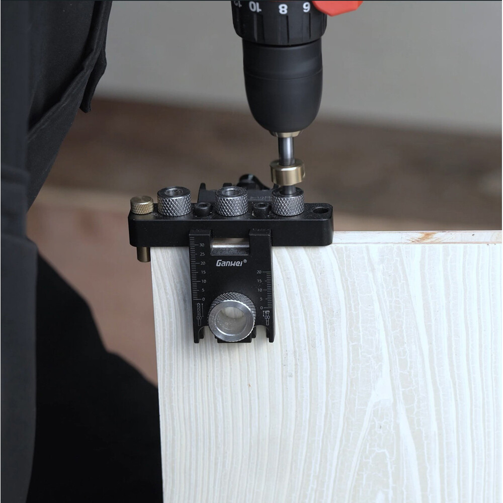 3in1 Woodworking Holes Drilling Locator Alloy Punch Positioner O3D8 | eBay