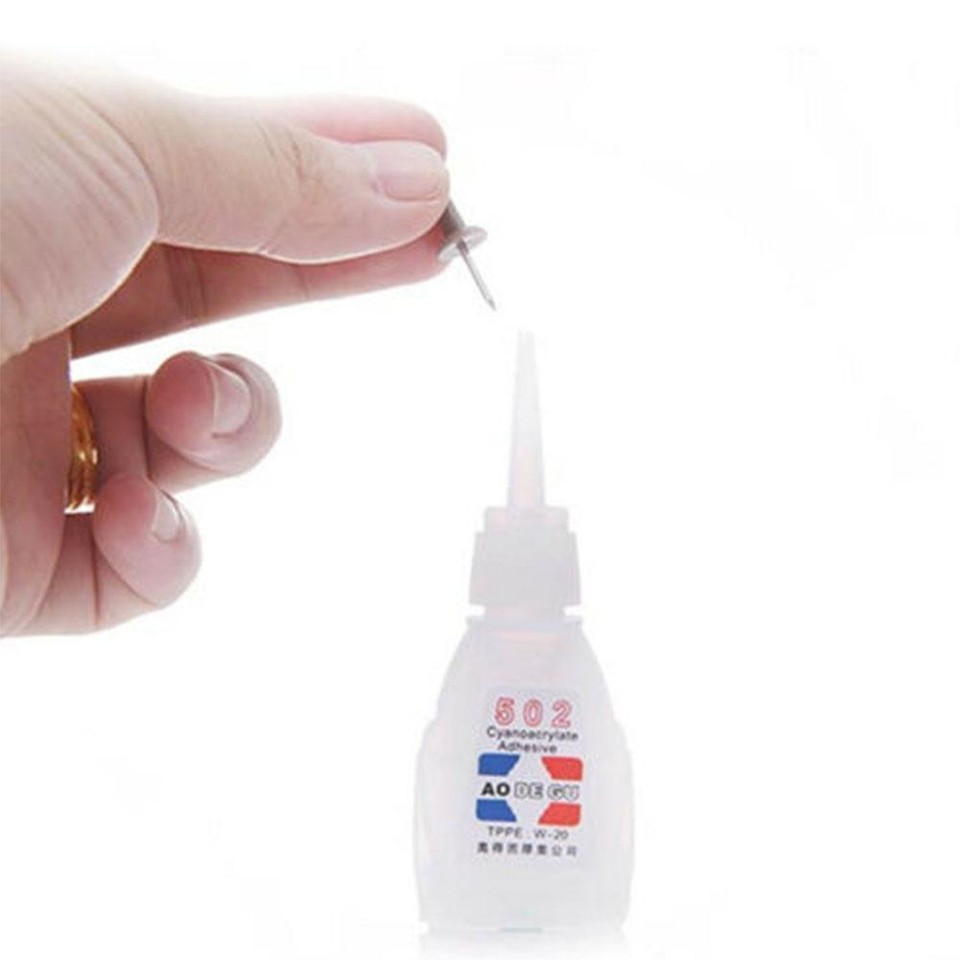 Super 502 Glue Cyanoacrylate Instant Strong Repair Adhesive 8/30g Z9Y1 ...