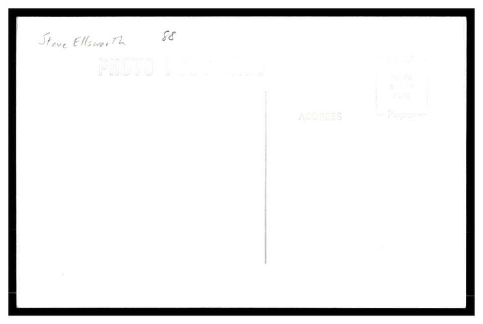 Steve Ellsworth (1988) Boston Red Sox Vintage Baseball Postcard PCBR | eBay