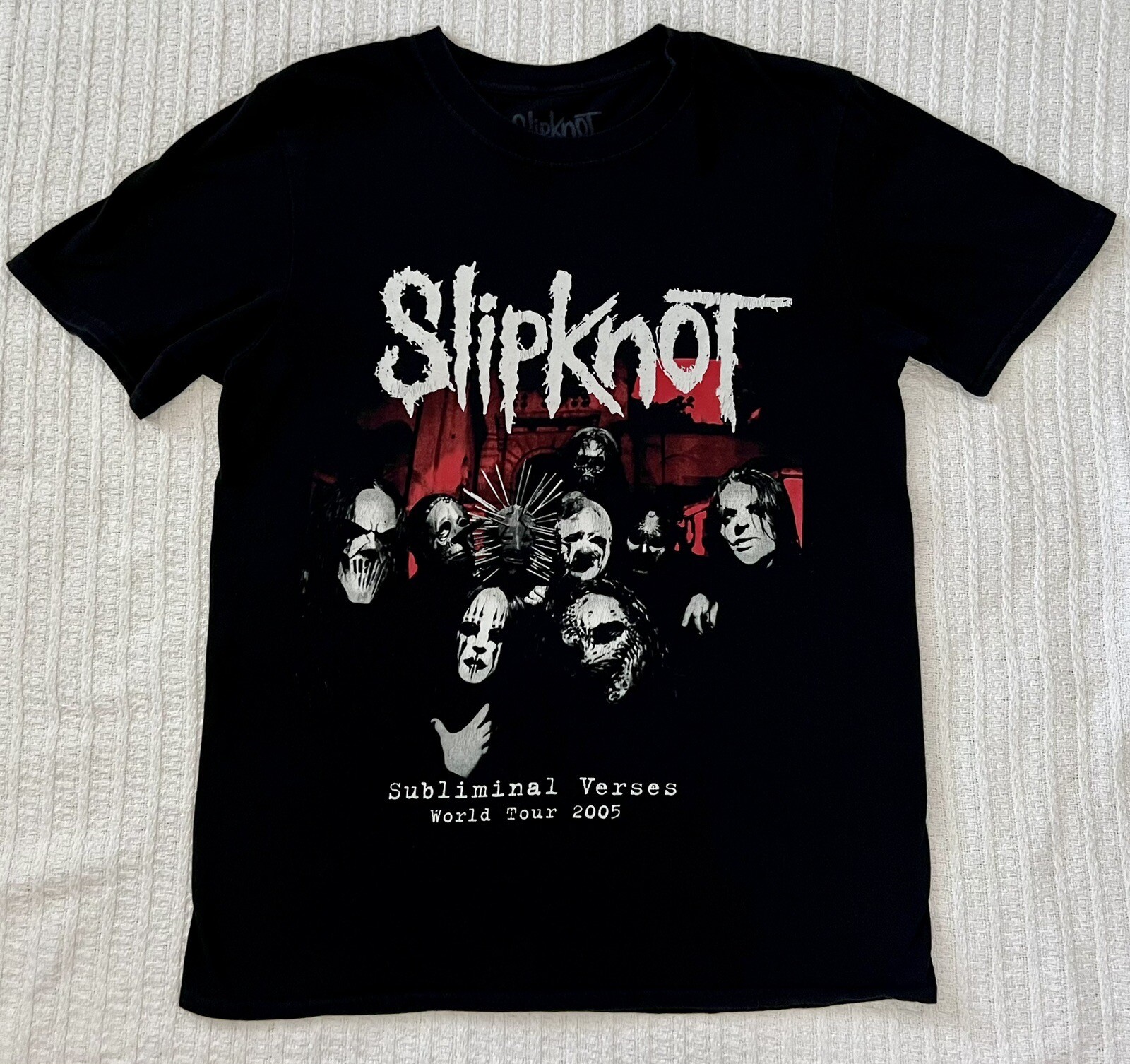 Slipknot Subliminal Verses 2005 Tour T Shirt M 19” X … - Gem