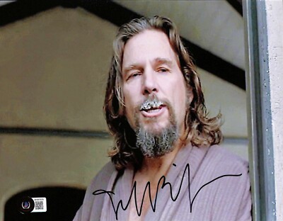 The Big Lebowski Jeff Bridges Signed 8x10 Photo BECKETT (Grad ...