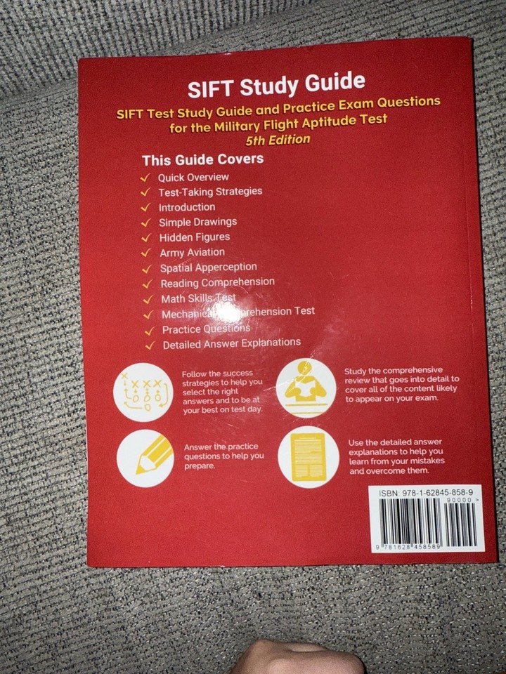 SIFT Test Study Guide And Practice Exam Military Flight And Aptitude ...