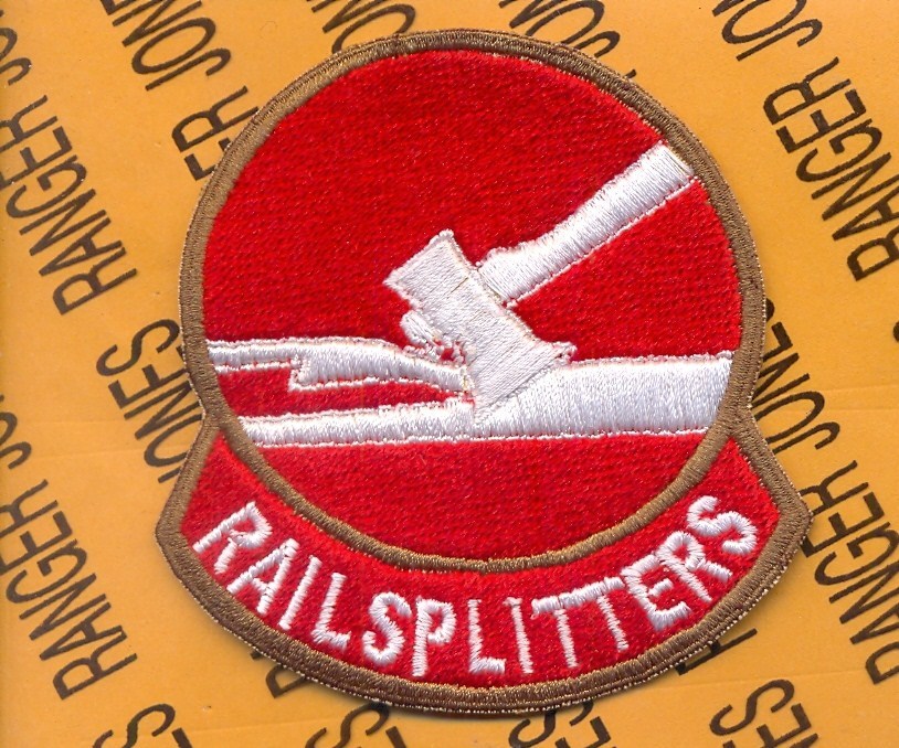 US Army 84th Infantry Division RAILSPLITTERS ~3.25" tab & patch set c/e ...
