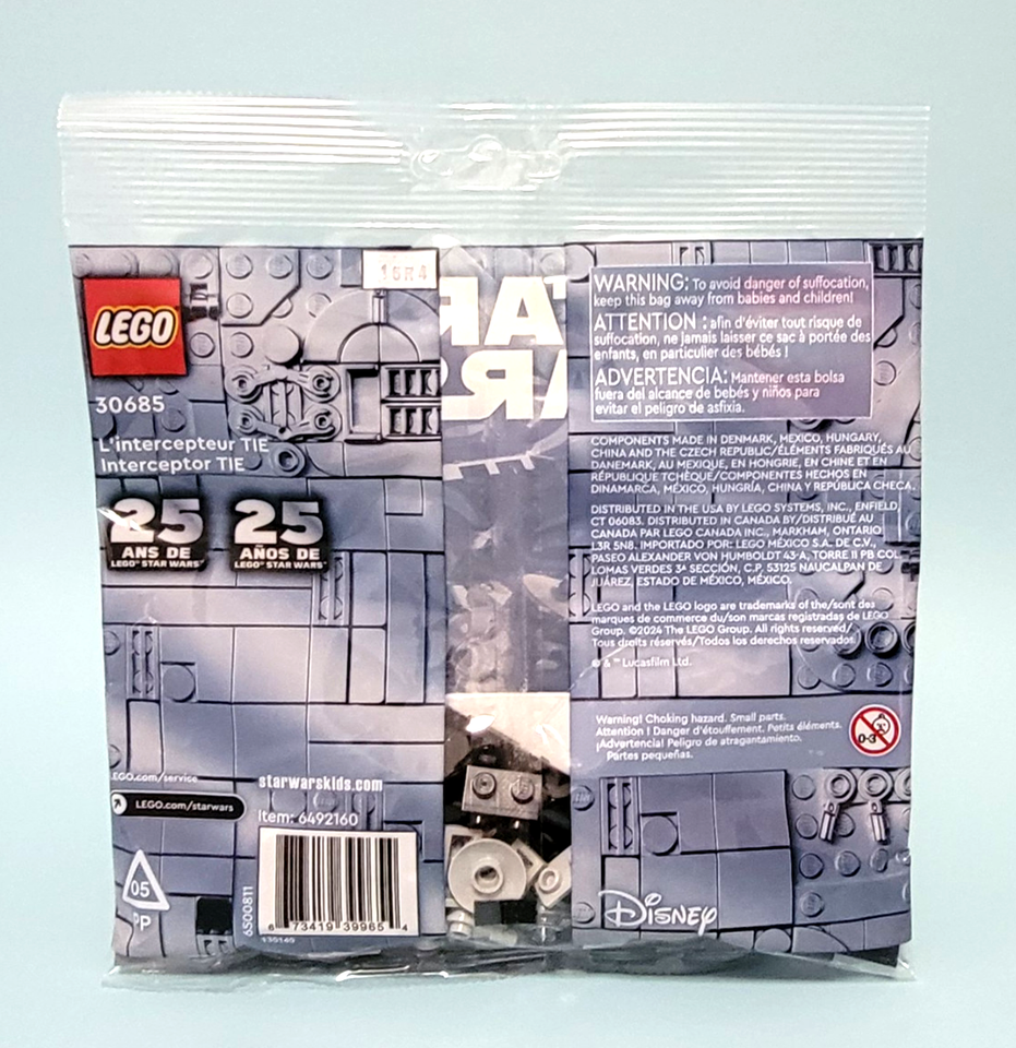 LEGO 30685 Star Wars TIE Interceptor 25th Anniversary - Limited Edition ...