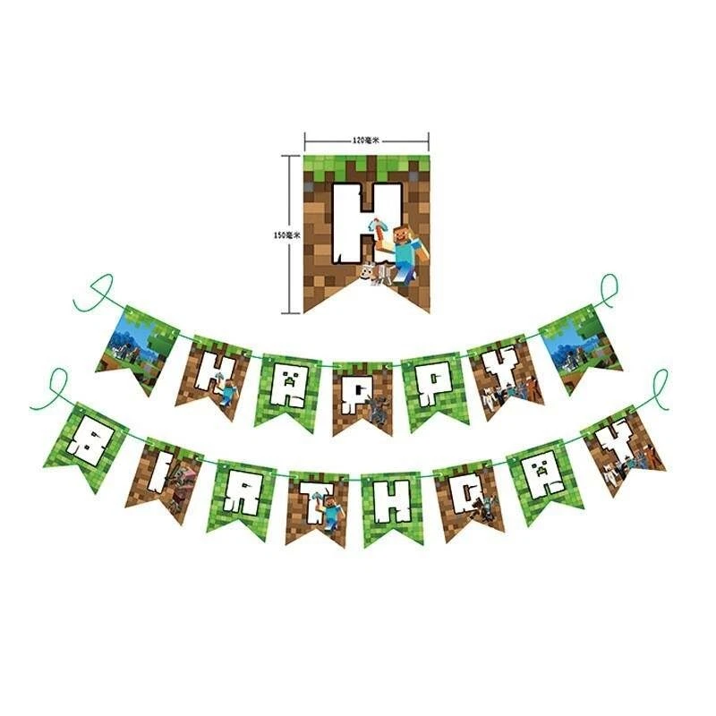 Happy Birthday Banner Minecraft