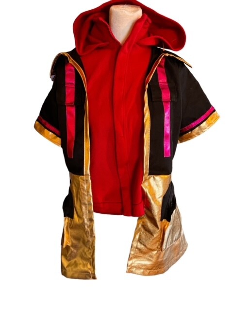 Fortnite Drift Jacket with Attached Red Hoodie Hallow… - Gem